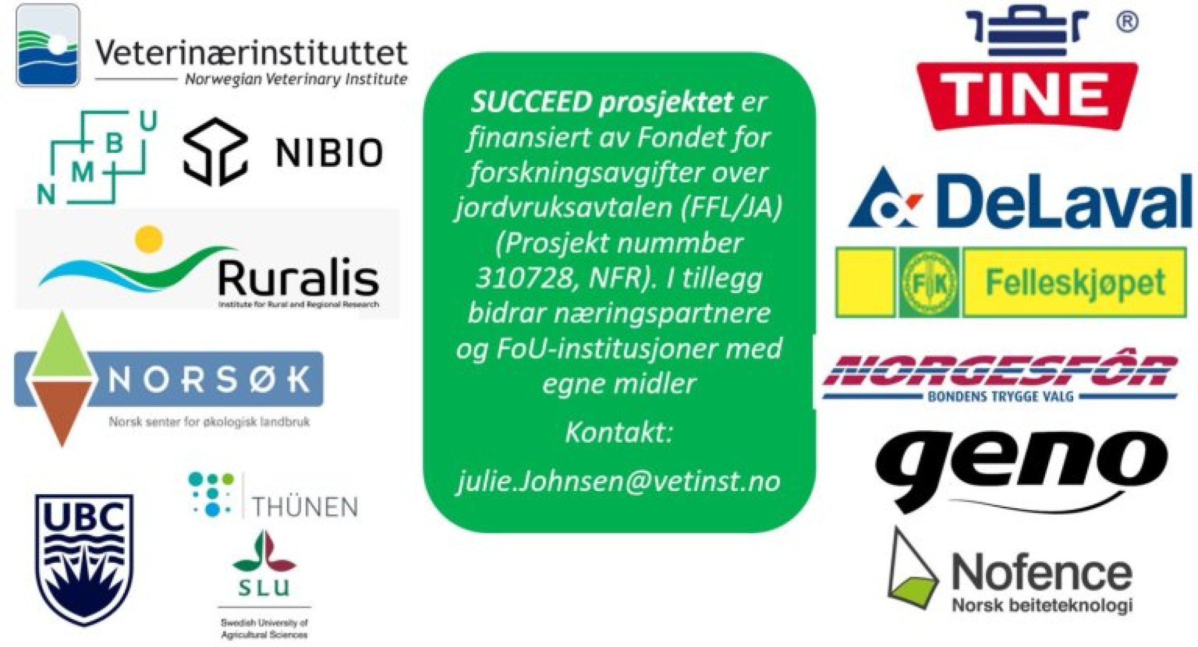 SUCCEED sluttseminar - Veterinærinstituttet